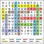 1st Grade Ocean Word Search - Tree Valley Academy