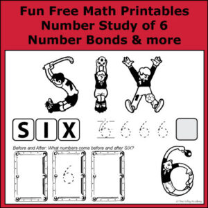 Number Bonds to 7 Free Math Worksheets