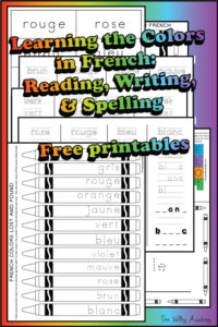 Learning the Colors in French