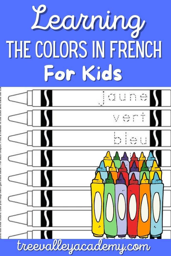 Learning the Colors in French
