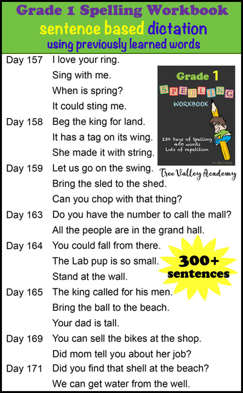 Spelling-sentences - Tree Valley Academy