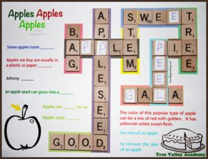 Apple Theme Spelling Activities For Grade 1