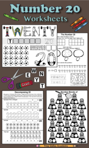 Free Printable Number 20 Math Worksheets For 1st Grade