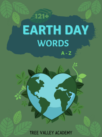Fun Earth Day Fill In Word Puzzle Activity for Older Kids