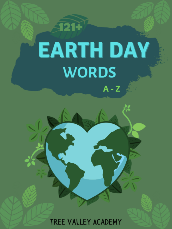 160+ Earth Day Words from A to Z - Tree Valley Academy