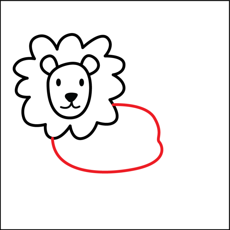 How To Draw A Lion in 6 Easy Steps - Tree Valley Academy