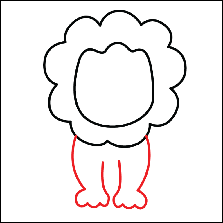How To Draw A Lion in 6 Easy Steps - Tree Valley Academy