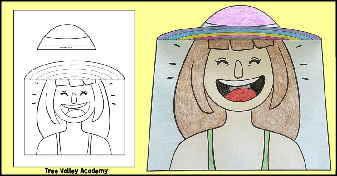 3D Summer Coloring Pages - Tree Valley Academy