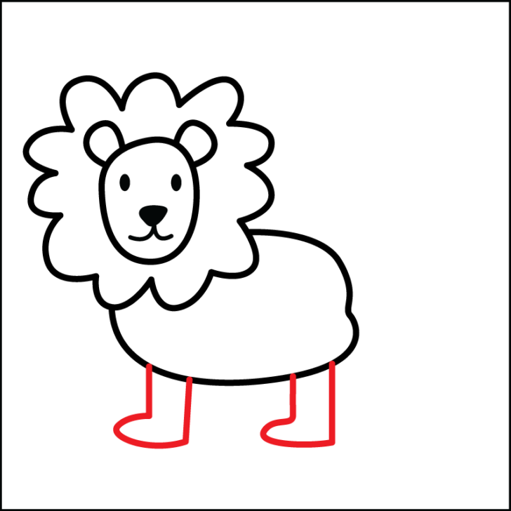 How To Draw A Lion in 6 Easy Steps - Tree Valley Academy