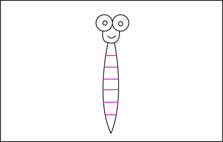 How to Draw a Dragonfly - Tree Valley Academy