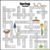 Spring Crossword Puzzles for Kids - Tree Valley Academy