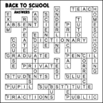 Back to School Crossword Puzzles - Tree Valley Academy