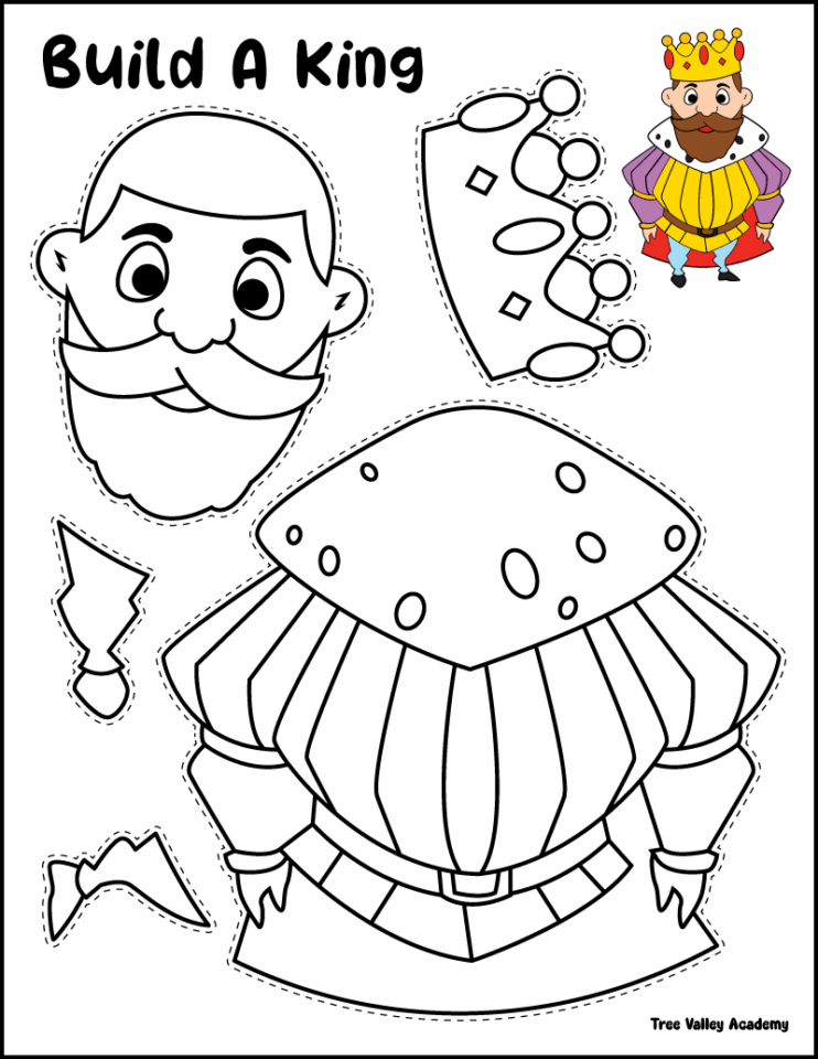 Fairy Tale Cut and Paste Crafts for Kids