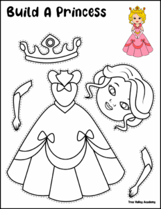 Fairy Tale Cut and Paste Crafts for Kids