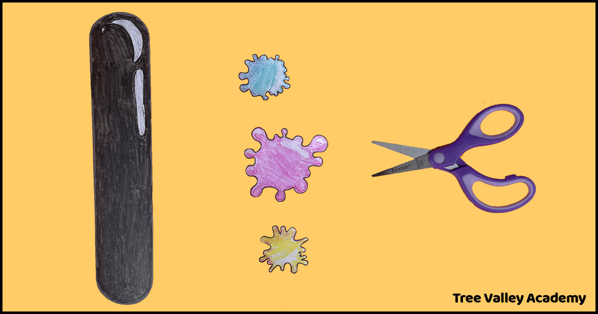 Letter I Crafts for Preschoolers: Ink & Ice Cream