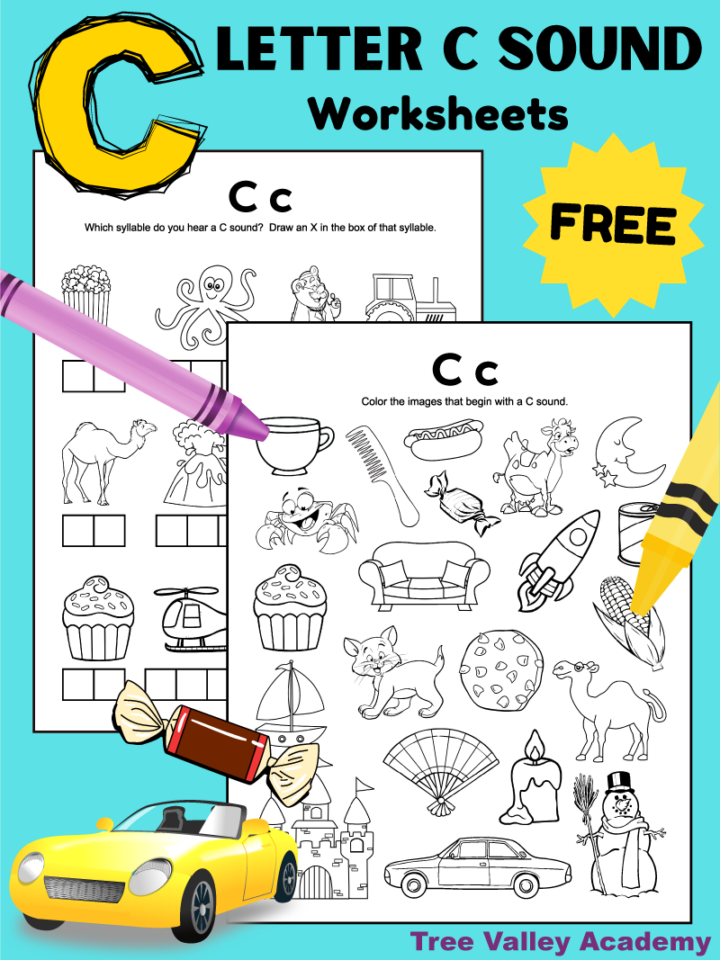 Letter B Sound Phonics Worksheets - Tree Valley Academy