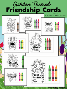 Garden Friendship Cards - Tree Valley Academy