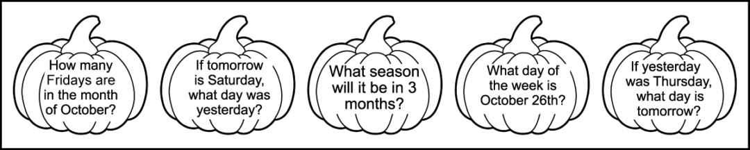 Printable Calendar Worksheet for October 2025