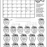 Calendar Worksheet for June 2026 - Tree Valley Academy