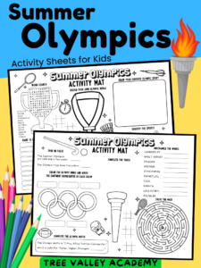 Summer Olympic Activity Sheets - Tree Valley Academy