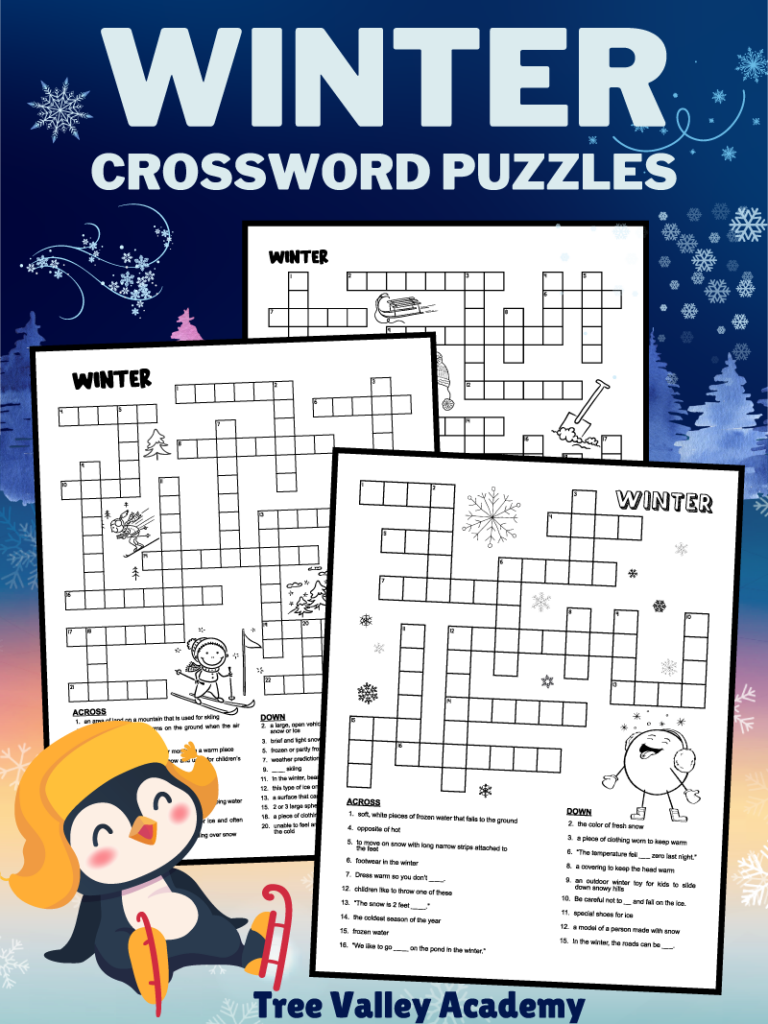 150+ Word Puzzles For Kids - Tree Valley Academy