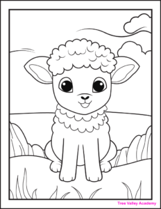 8 Farm Animal Coloring Pages - Tree Valley Academy