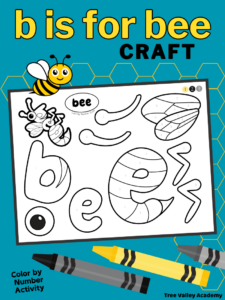 b is for bee craft - Tree Valley Academy