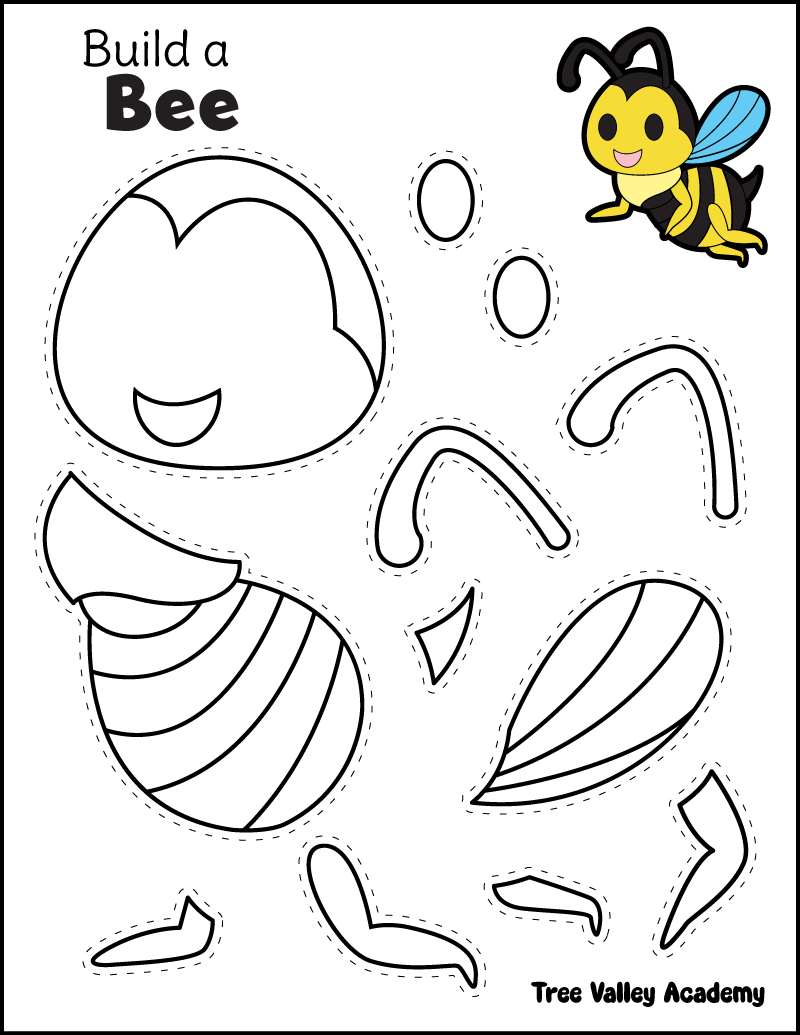 Free Printable Spring Cut and Paste Crafts for Kids