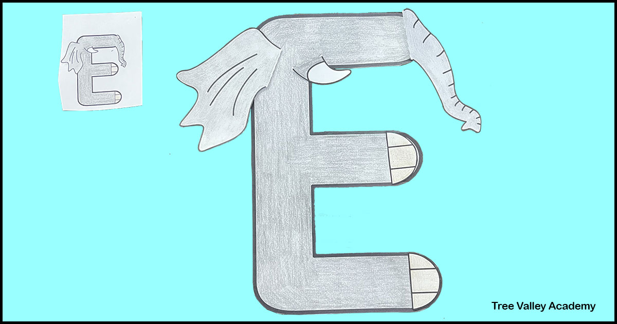 Letter E Crafts for Preschoolers - Tree Valley Academy