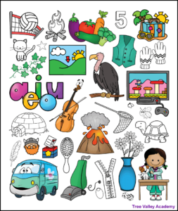 Letter V Sound Worksheets - Tree Valley Academy
