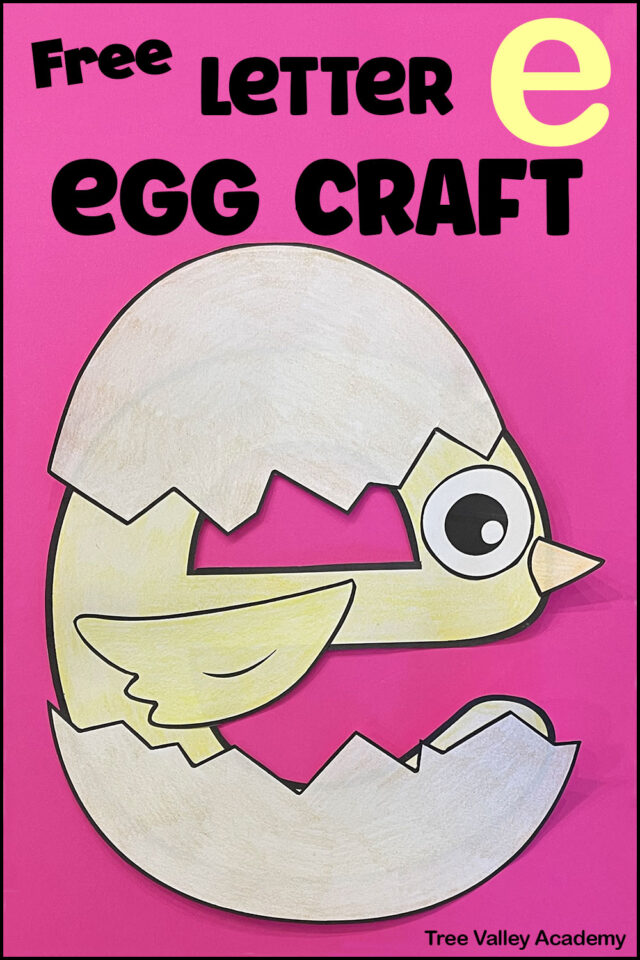 Letter E Crafts for Preschoolers - Tree Valley Academy